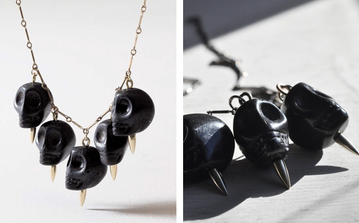 DIY: Pamela Love Inspired Skull Necklace - The Stripe