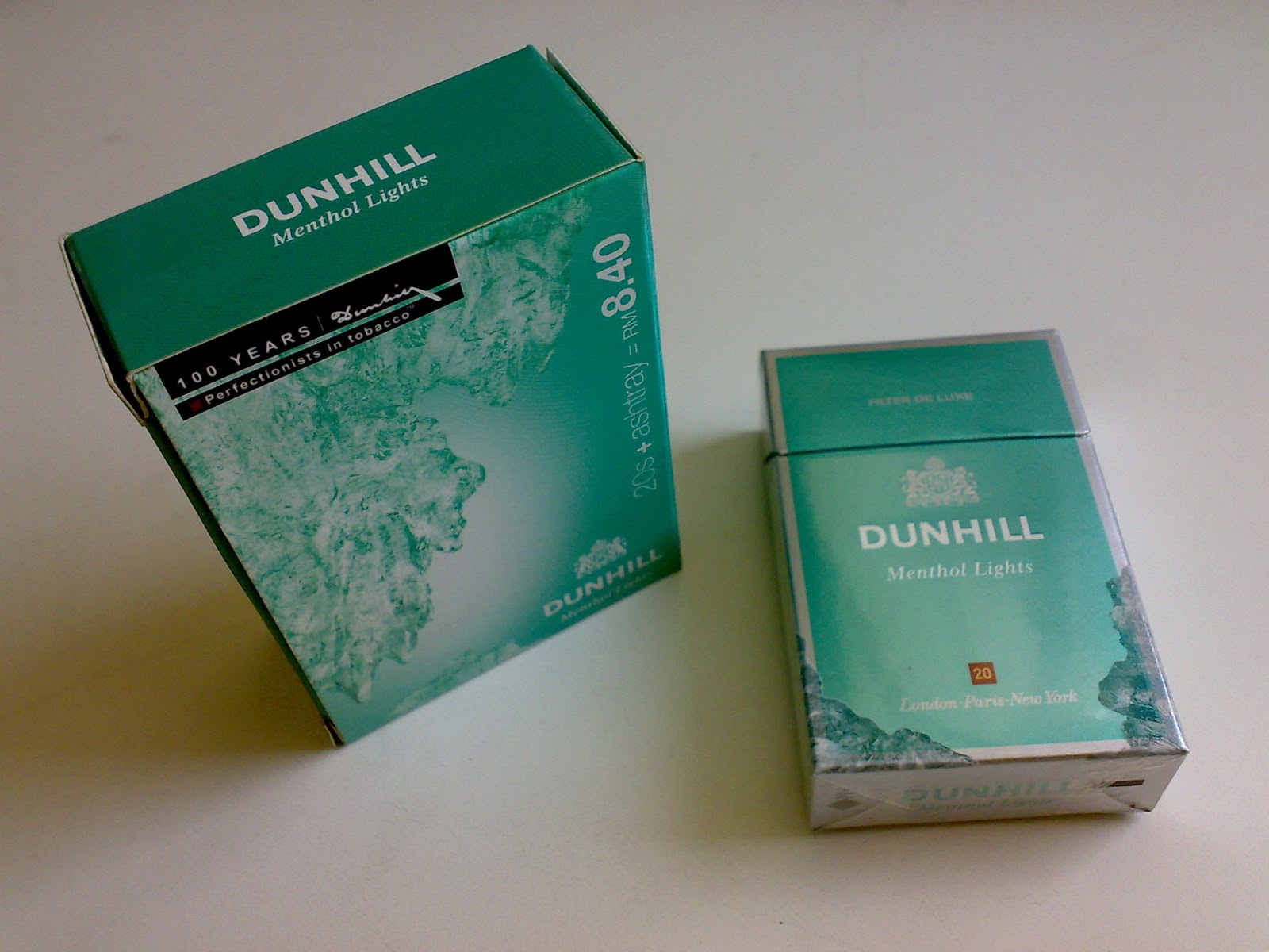 Pictures Blog: Dunhill Menthol Cigarettes