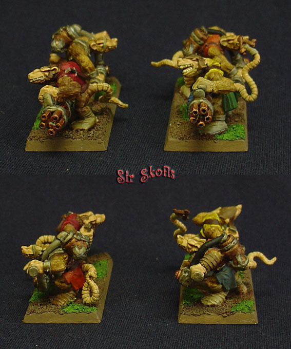 Sir Skofis's Workshop: Skaven custom made Ratling Guns (conversions)
