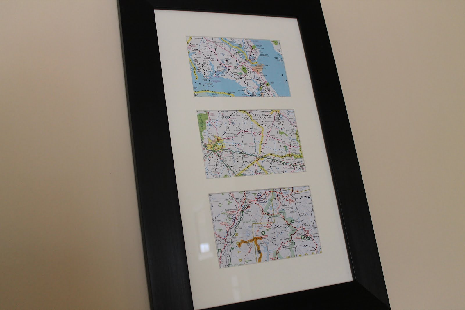 Elizabeth & Co.: Megan's Pinterest Inspired Map Project