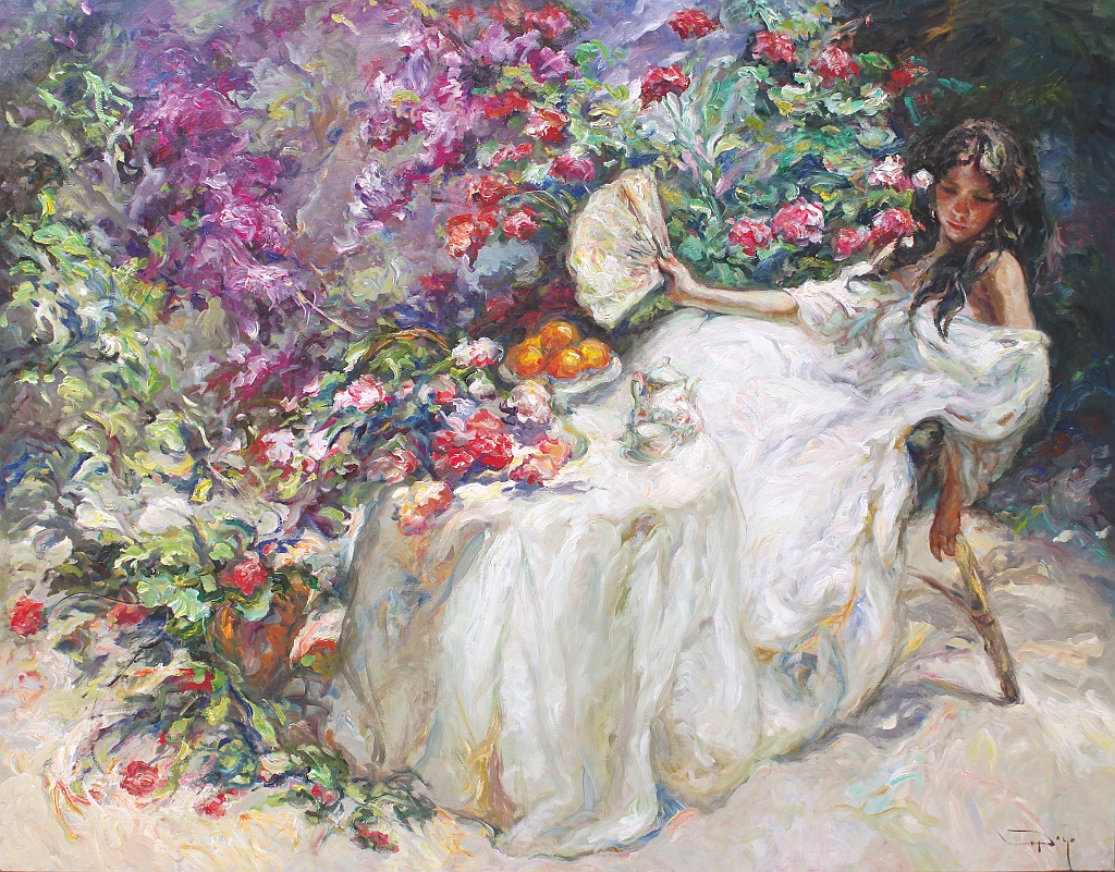 Jose ROYO ~ Spanish Fan - Abanico | Catherine La Rose ~ The Poet of ...