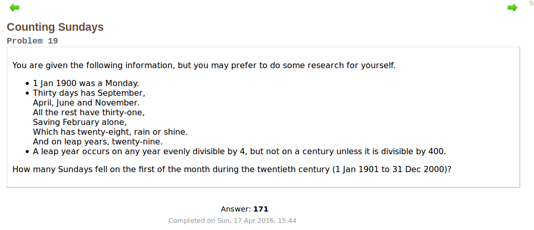 Problem 19 Project Euler Solution With Python