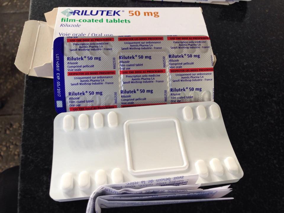Rilutek 50mg Riluzole thuốc teo cơ ALS: Thuốc Rilutek hoạt chất ...