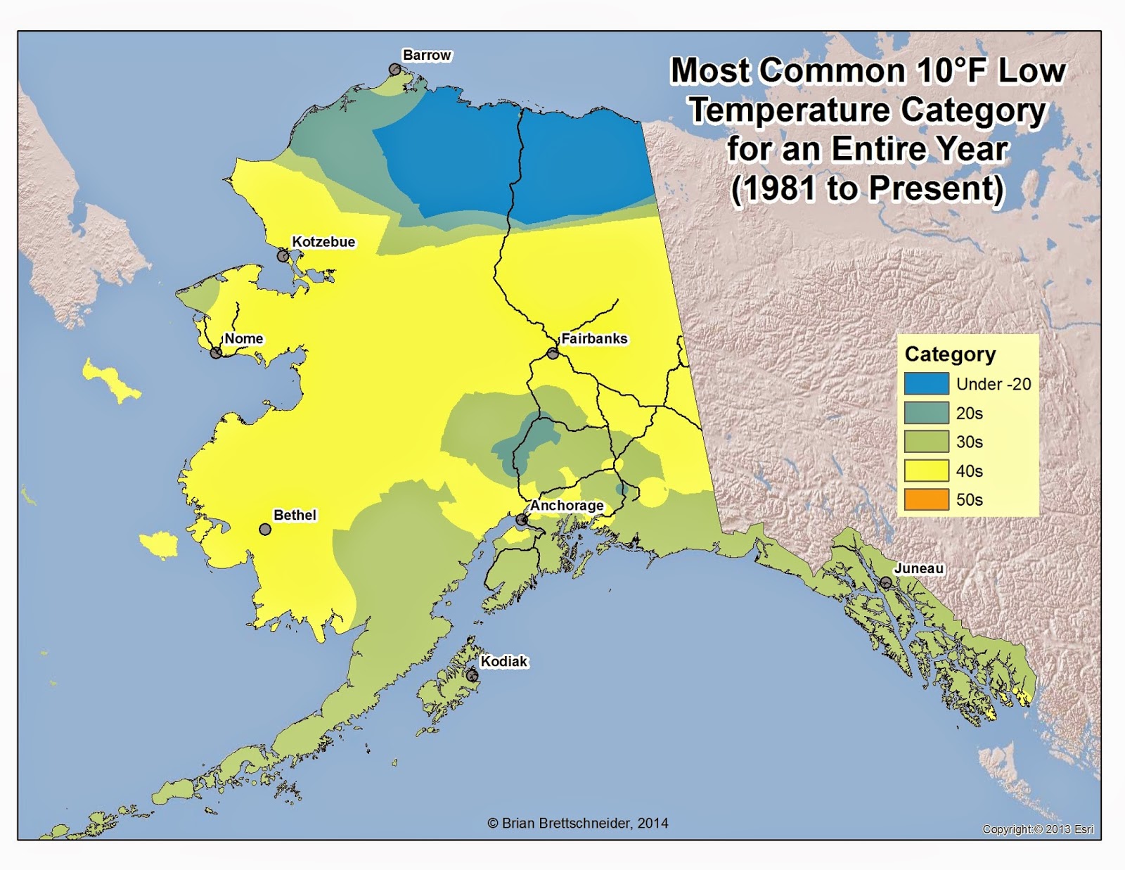 Deep Cold: Alaska Weather & Climate: Low Temperature Categories Deep Cold: Alaska Weather & Climate: Low Temperature Categories