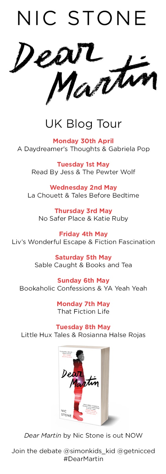 DEAR JUSTYCE... | DEAR MARTIN BLOG TOUR - nosaferplace