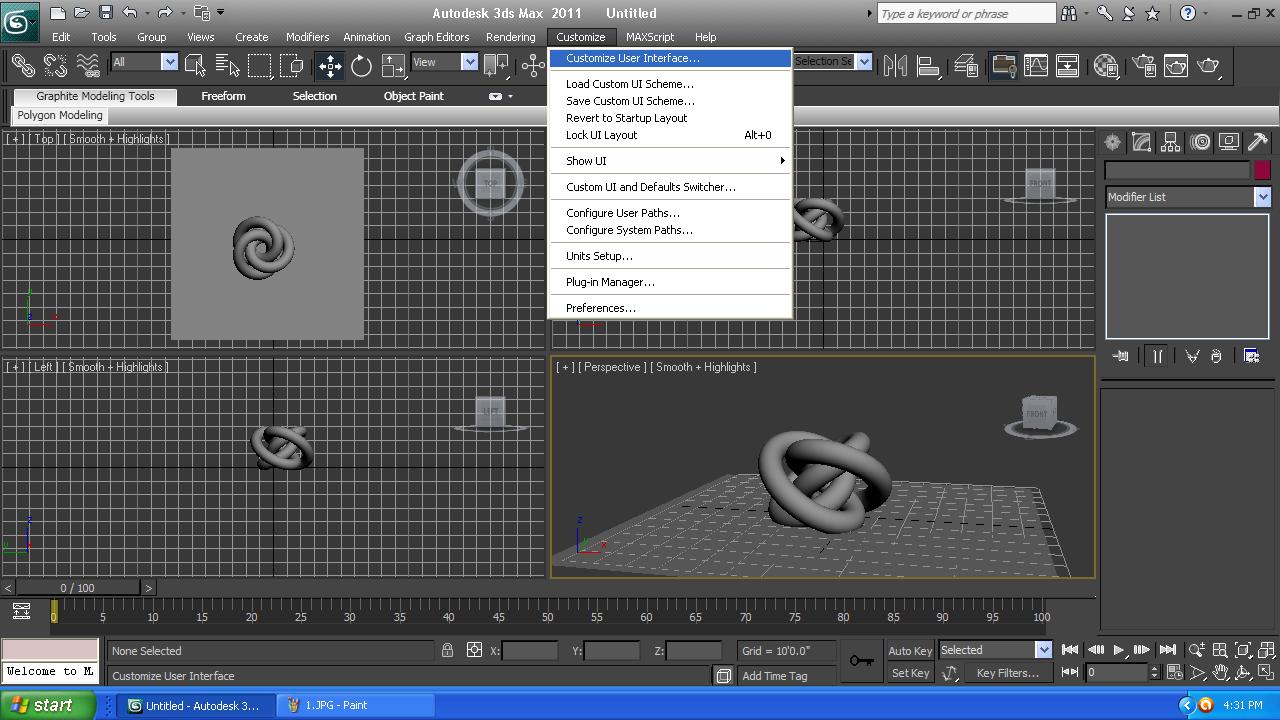 3d tutorials: How to create a new toolbar in 3ds-Max
