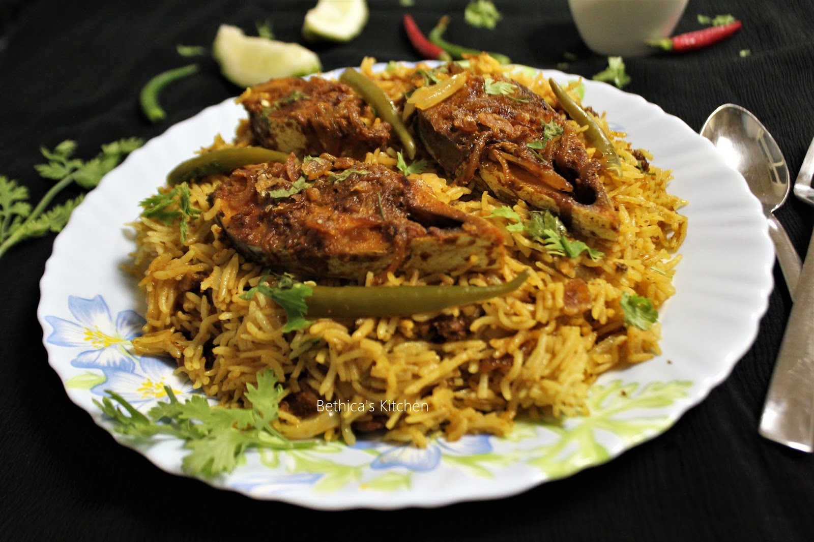 Bethica's Kitchen Flavours: Ilish Macher Biryani (Hilsa Fish Biryani ...