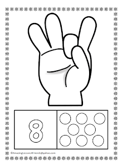 Amanda Duda, Pedagogia e Libras: Number Sign Language Coloring Sheets 0 ...