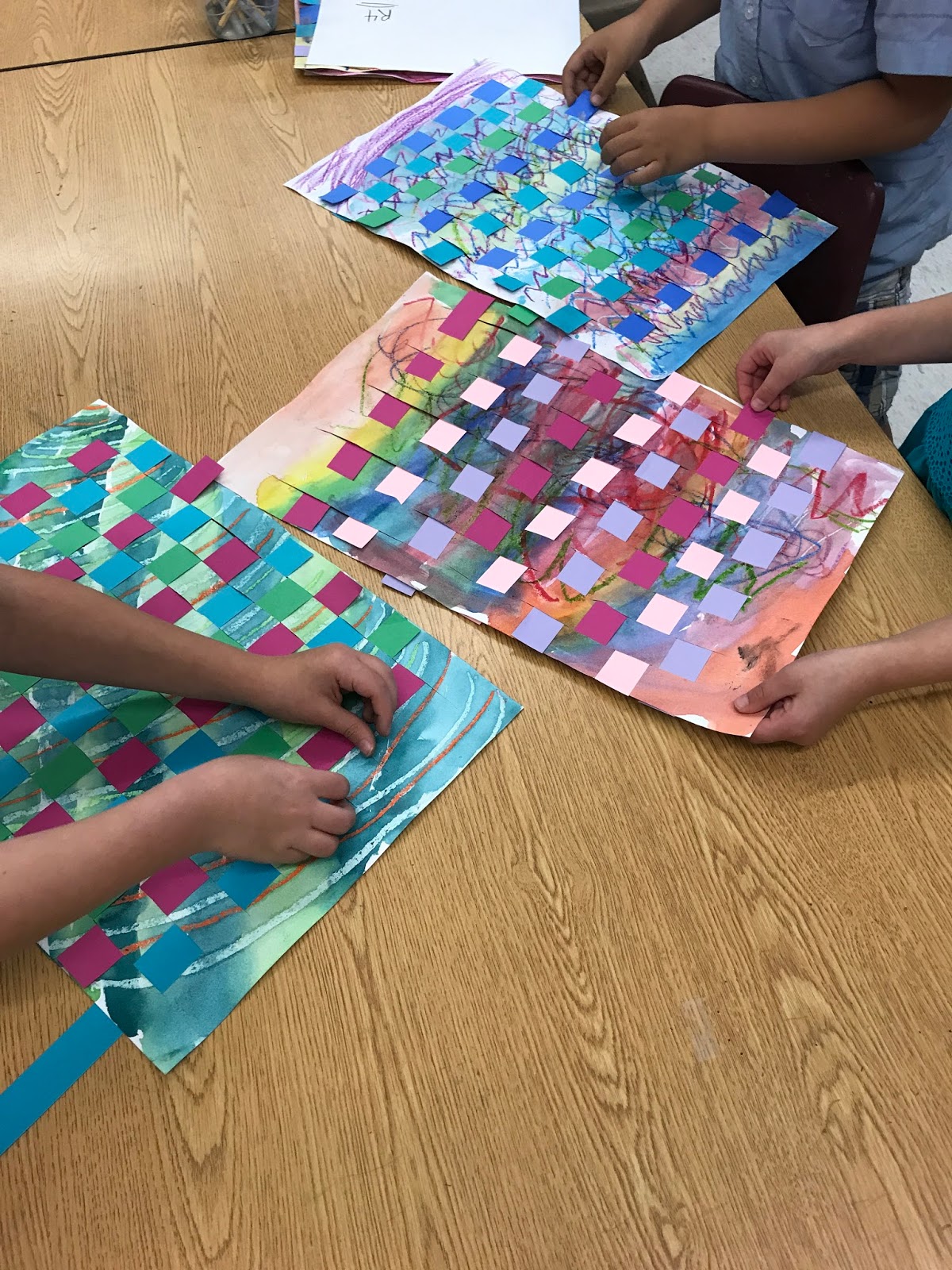 Harrington Art Class, Chelmsford: First Grade Line Exploration