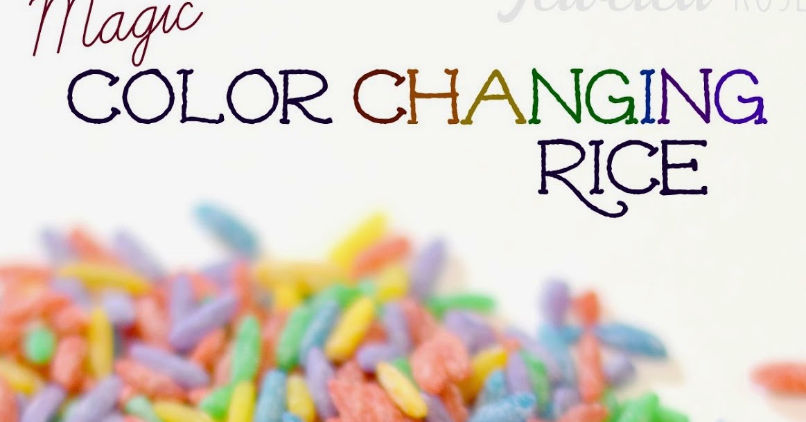 Color Changing Rice