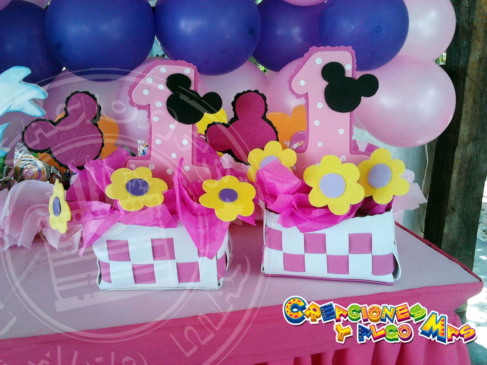 FIESTA MINNI MOUSE BABY - MINNI MOUSE BABY PARTY - BEBÊ MOUSE FESTA ...