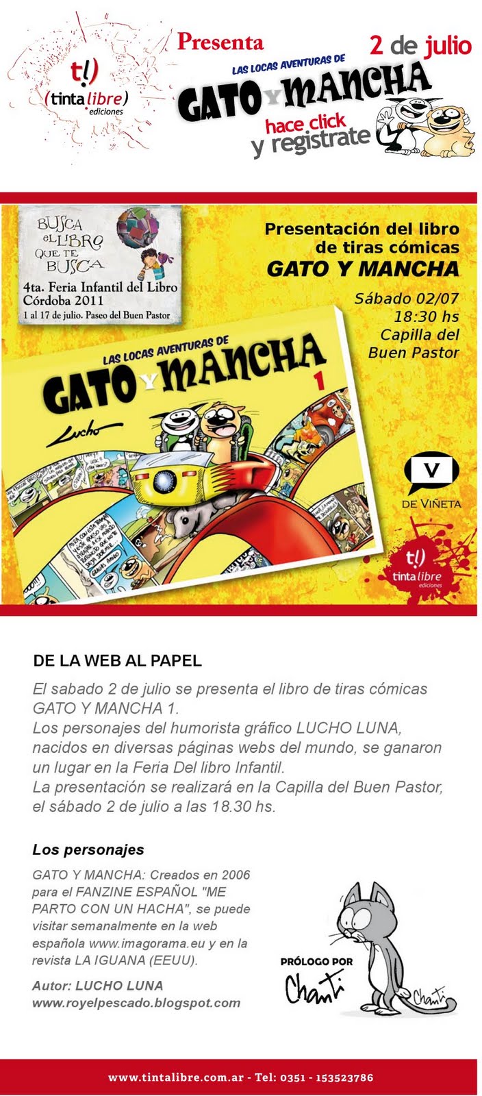 roy: GATO Y MANCHA- LIBRO