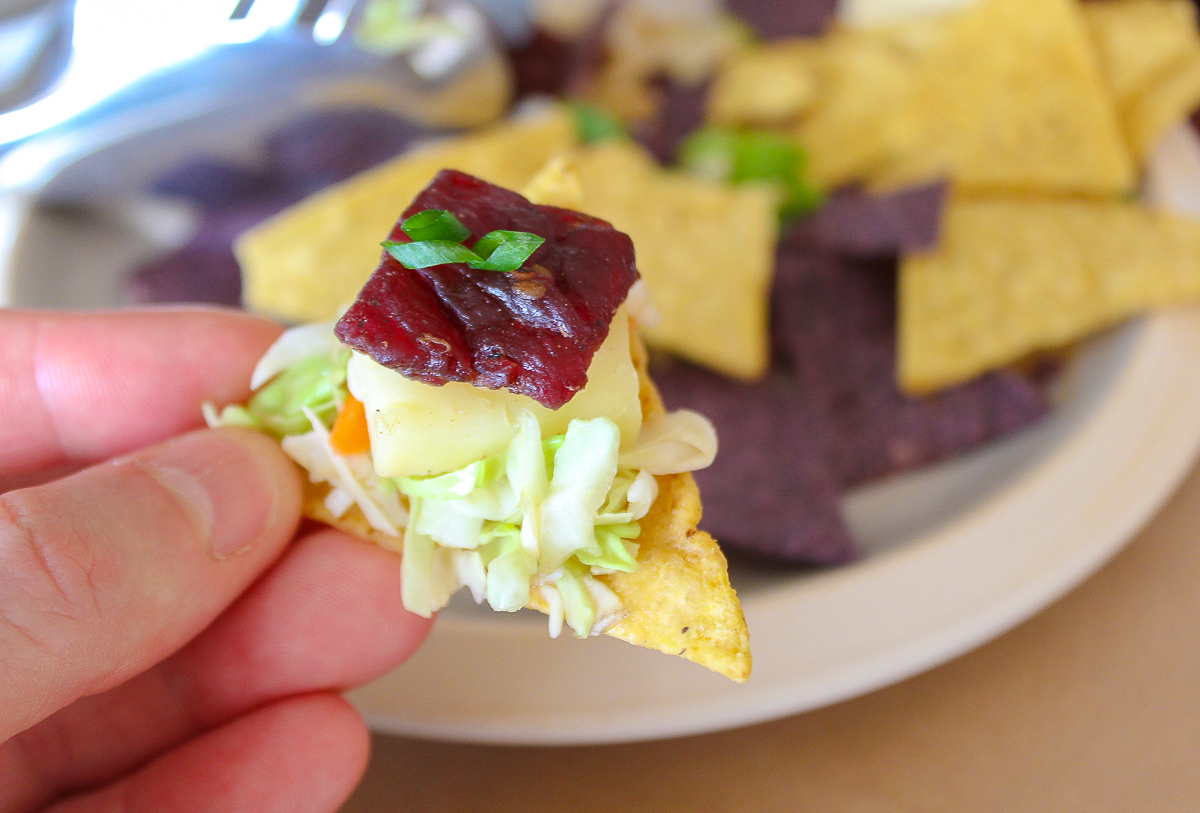 365 Designs: Korean Fusion Mason Jar Snack with Spicy Asian Slaw