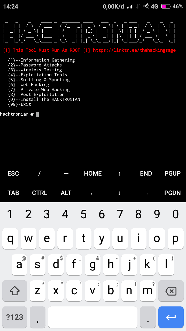 Cara Install Tools Hacking Hacktronian Di Termux - Tutorial Termux