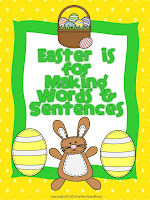 Classroom Freebies Too: Easter Edition: Making Words and Sentences