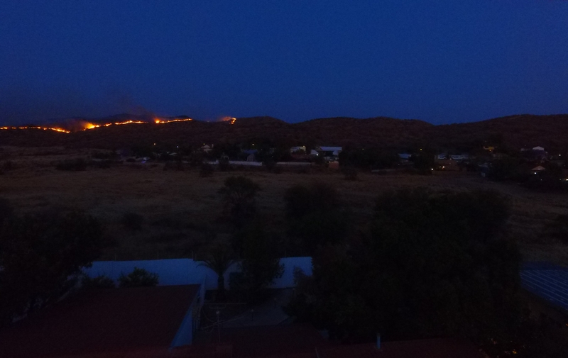 News from Southern Africa & Namibia: Namibia: Windhoek bush fire by ...