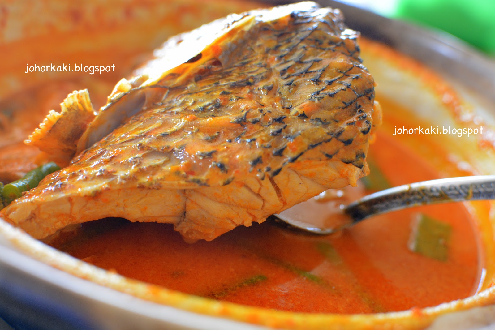 Mui Seng Nyonya Fish Head Curry in Johor Bahru, Taman Melodies 美成娘惹咖哩魚頭 ...