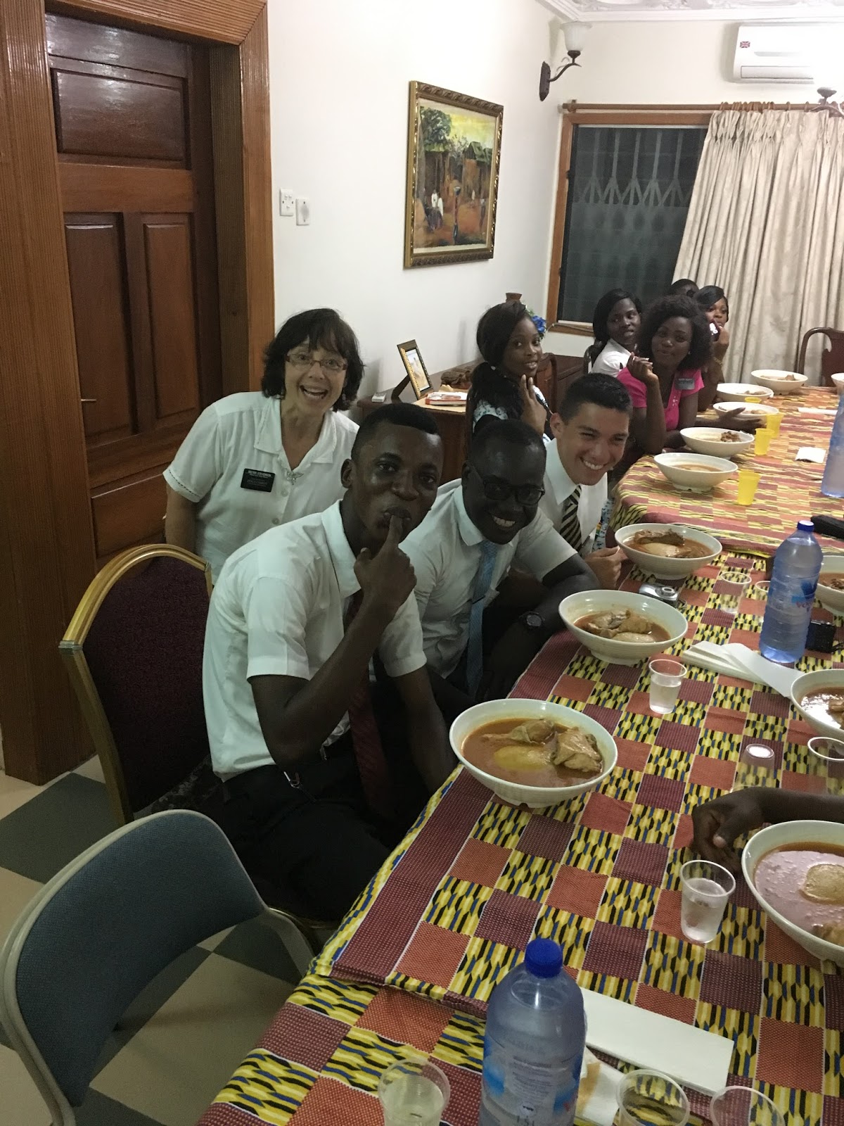 President And Sister Stevenson in Ghana: Tarkwa Ghana District