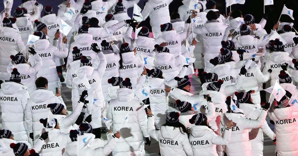 MAX SPORTS: WINTER OLYMPICS 2018: SOUTH AND NORTH KOREA MARCH TOGETHER ...