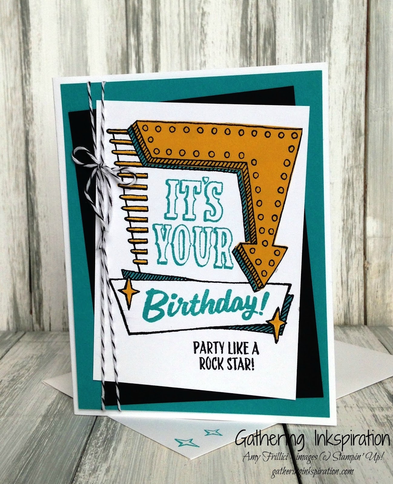 Gathering Inkspiration: Marquee Messages... Happy Birthday