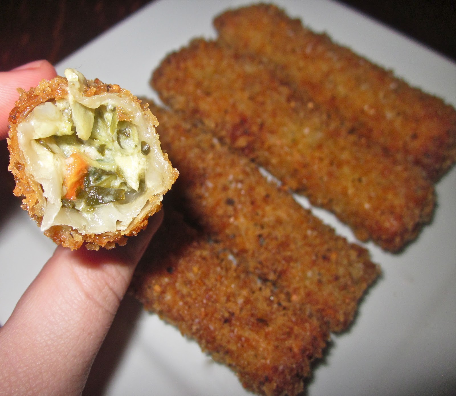 Haute + Heirloom: Crispy Spinach-Artichoke Dip Cheese Sticks
