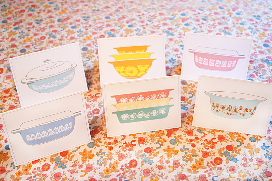 The Pyrex Collective: New Pyrex Illustrations