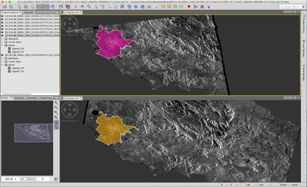 From GIS to Remote Sensing: Mapping Urban Area with Sentinel-1 Data: a ...