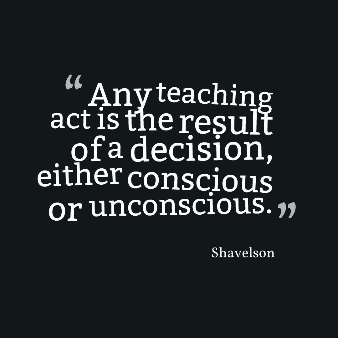 Chalking On: My Life in Literacy: Teacher Decision Making