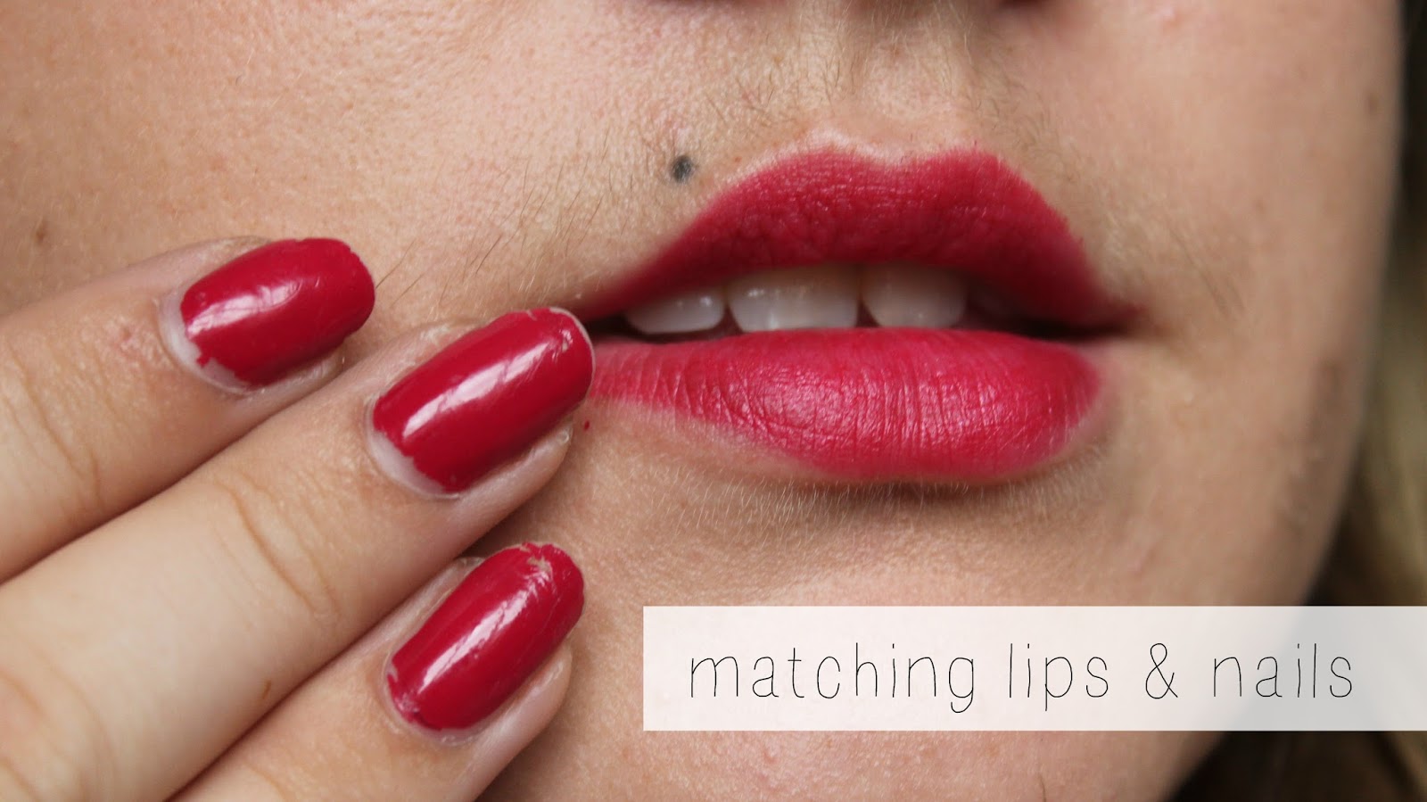 Trends | Matching Lips and Nails | TOPAZ&MAY