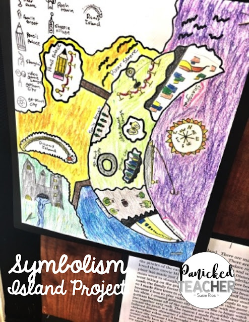 Symbolism Island Projects! | Panicked Teacher