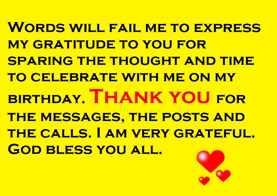 Free Printable Birthday Thank You Notes