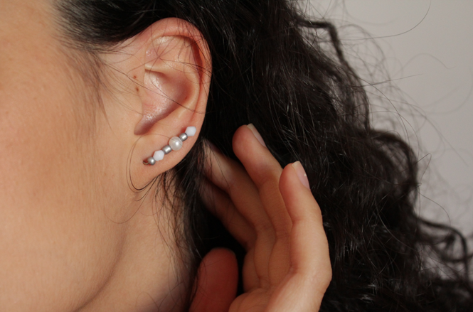 How to Make Ear Pins Tutorial / The Beading Gem