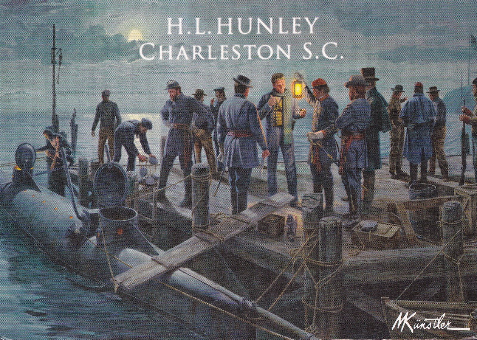 Military History Covers: H.L. Hunley, Charleston, U.S.A.