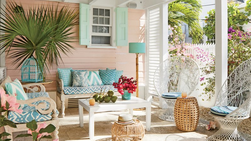 VM designblogg: Παστέλ εξοχική αυλή