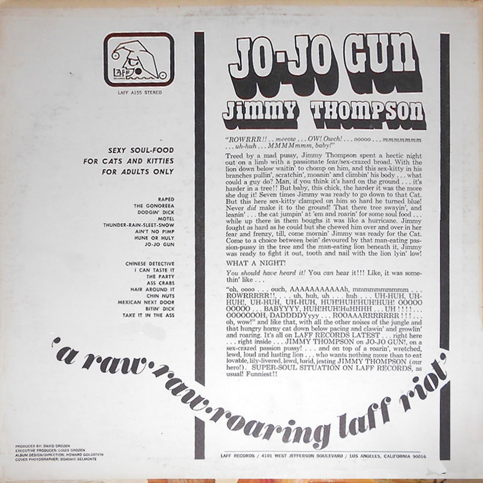 Vintage Stand-up Comedy: Jimmy Thompson - Jo-Jo Gun 1972