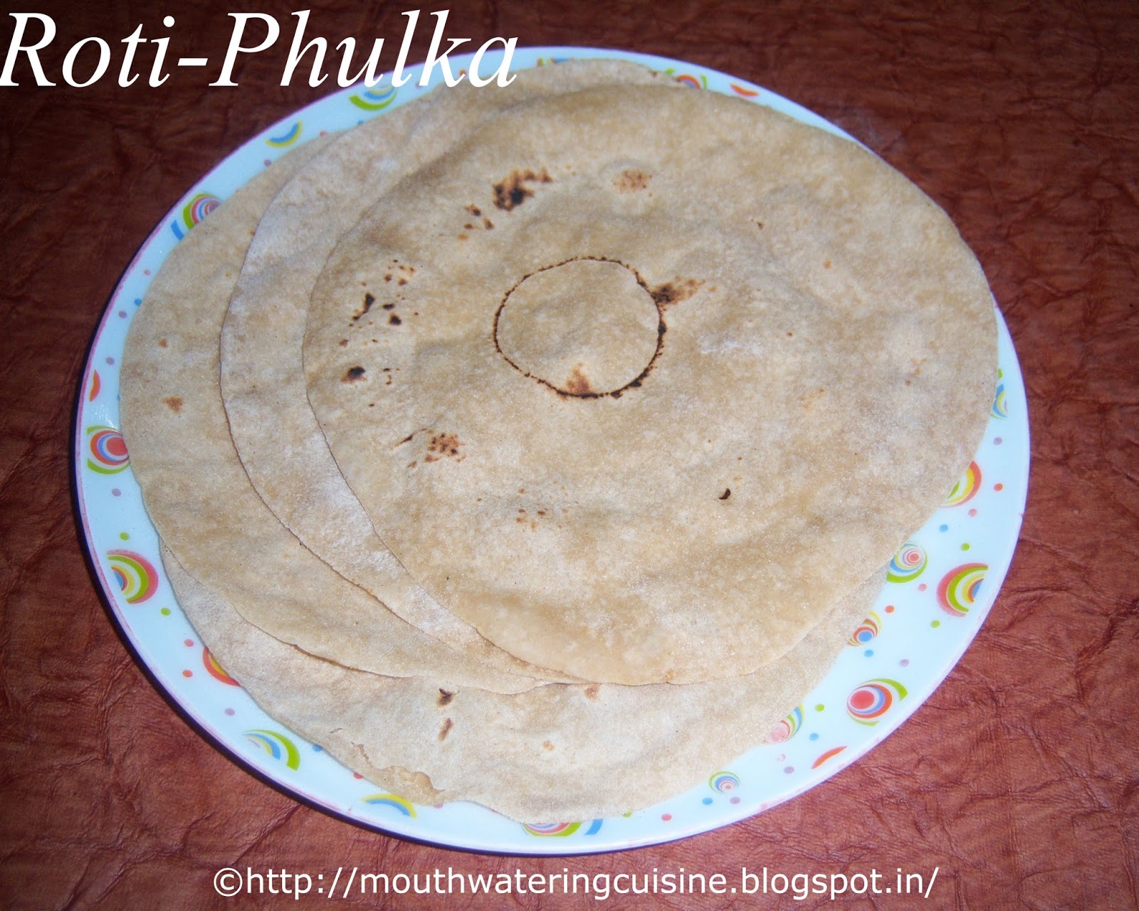 Roti -- Phulka -- Sukha Roti -- How to make Roti - E.A.T. easyvegrecipes