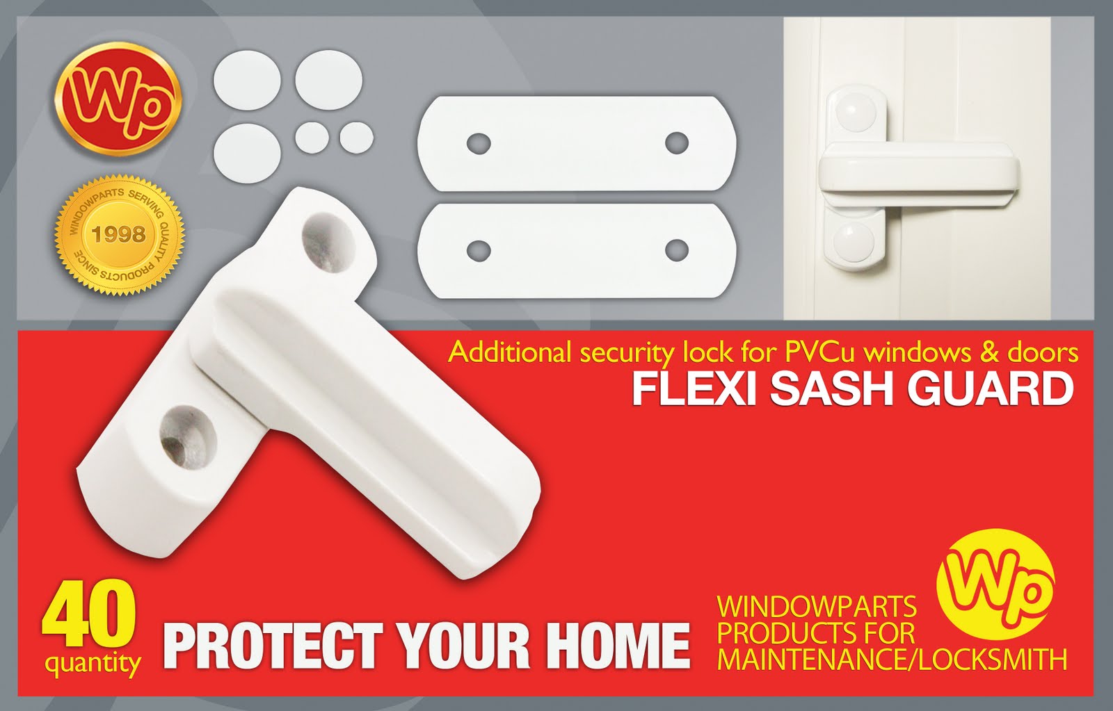 Protect your home - wp flexi sash guards - additional security lock for ...