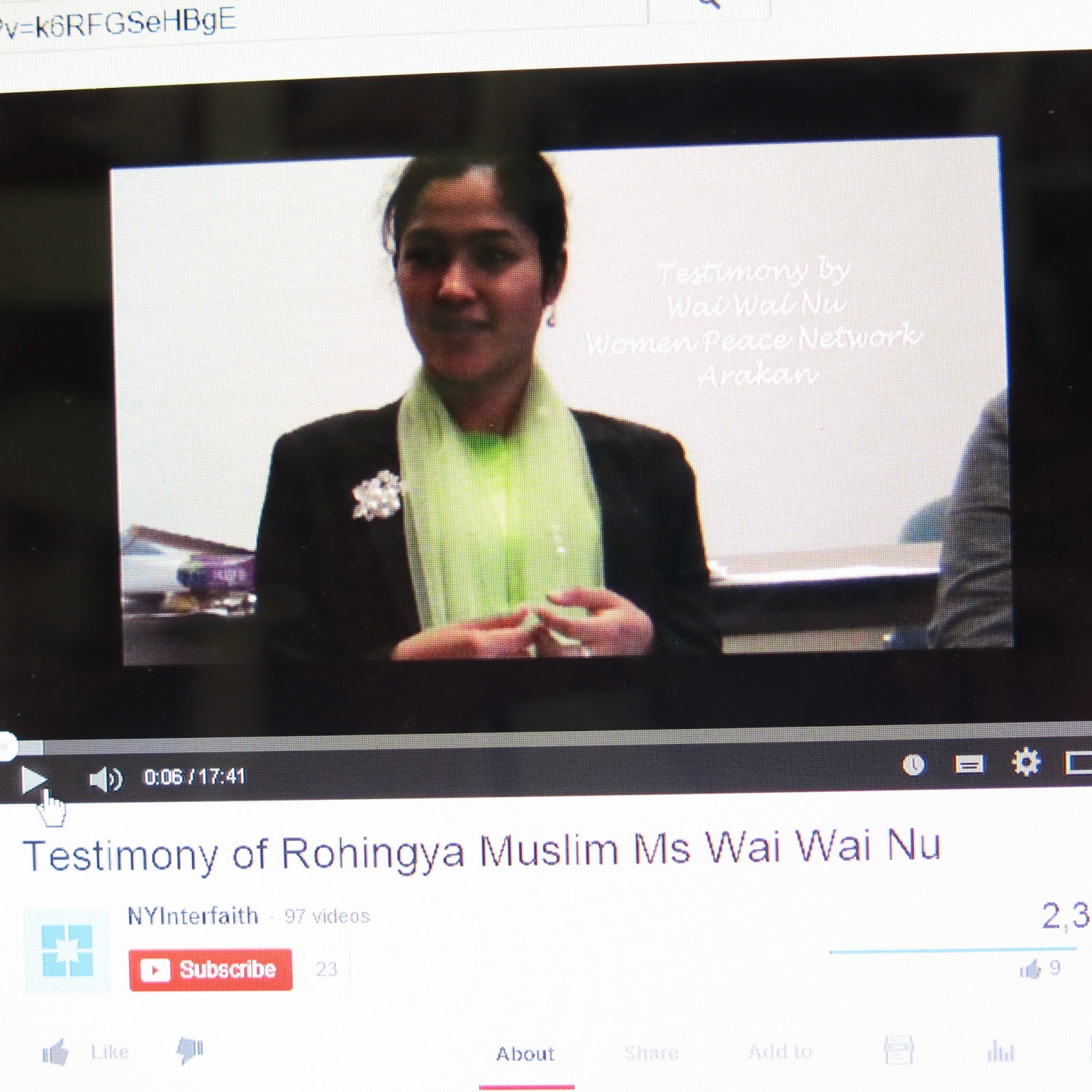 PROHAM PRESS RELEASES: TWO ACTIVIST FROM MYANMAR ON ROHUNGYAN CONCERNS