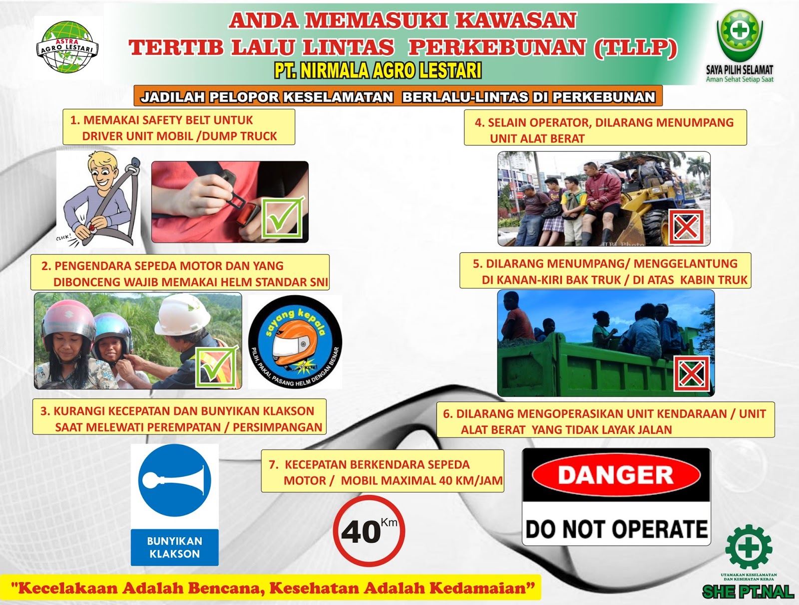 Design Graphics with Corel Draw: Desain Rambu Safety