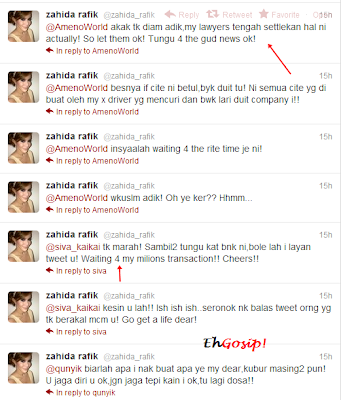 ZAHIDA RAFIQ NAFI TUDUHAN MAK LAMPIR!