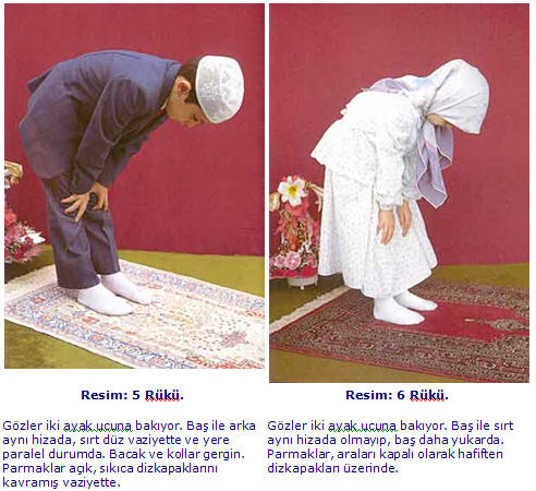 Namaz Nasıl Kılınır Resimli Anlatım - Hak Yolumuz İslam
