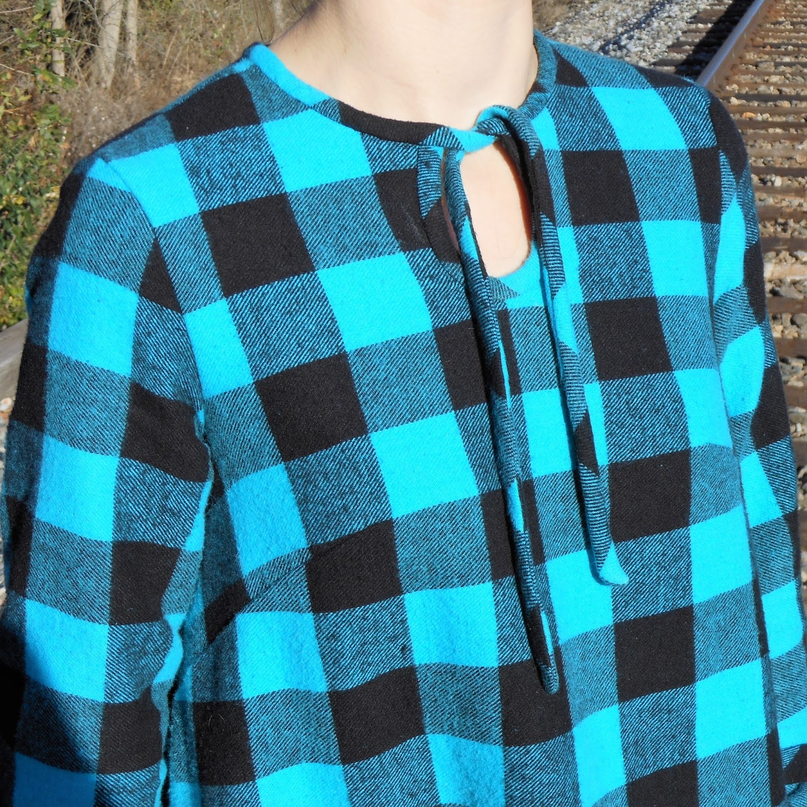 Buffalo Plaid Dress [Simplicity 8090/Vogue 9237 hack] - Stashela Makes