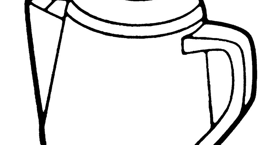 Mewarnai Gambar: Gambar Sketsa Peralatan Dapur