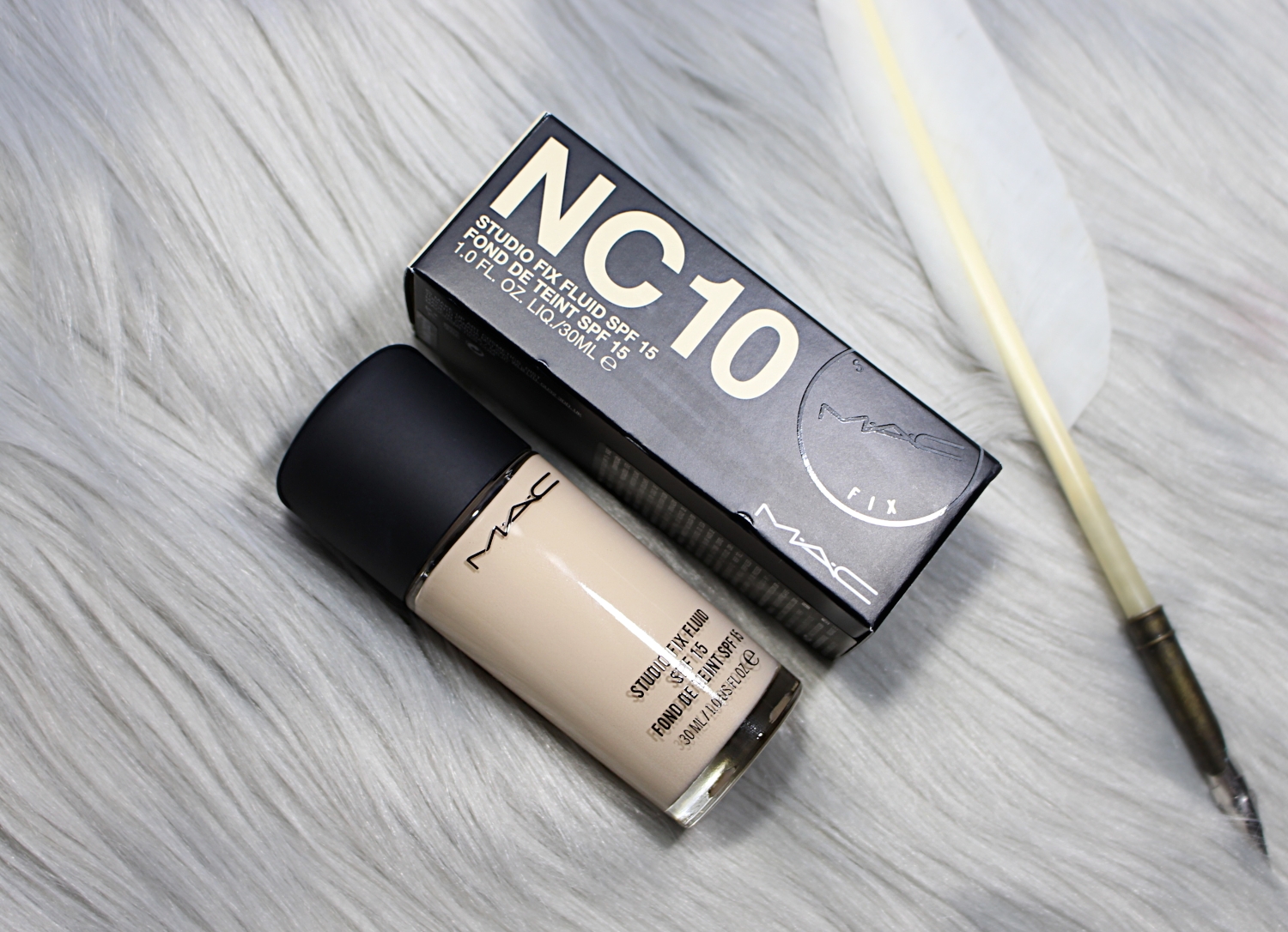 Studio Fix Foundation in Shade NC 10 by Mac Cosmetics | Review ...