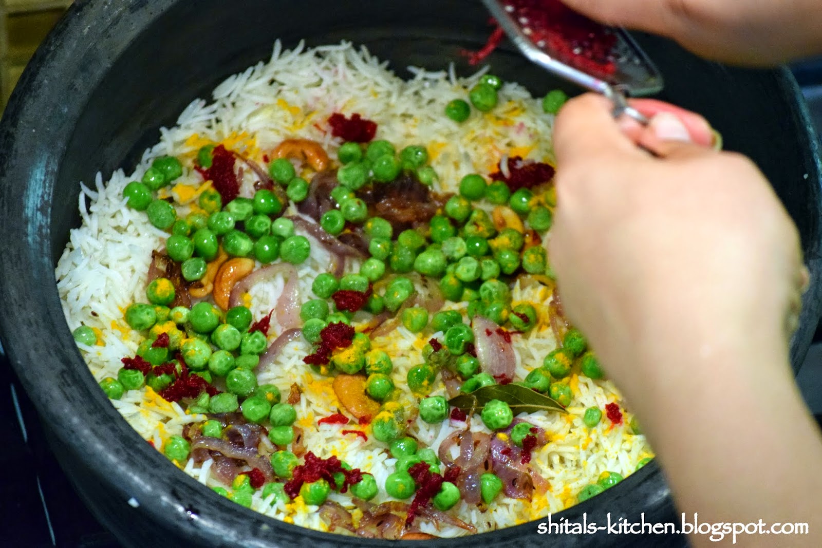Shital's-Kitchen: Vegetable Dum Biryani