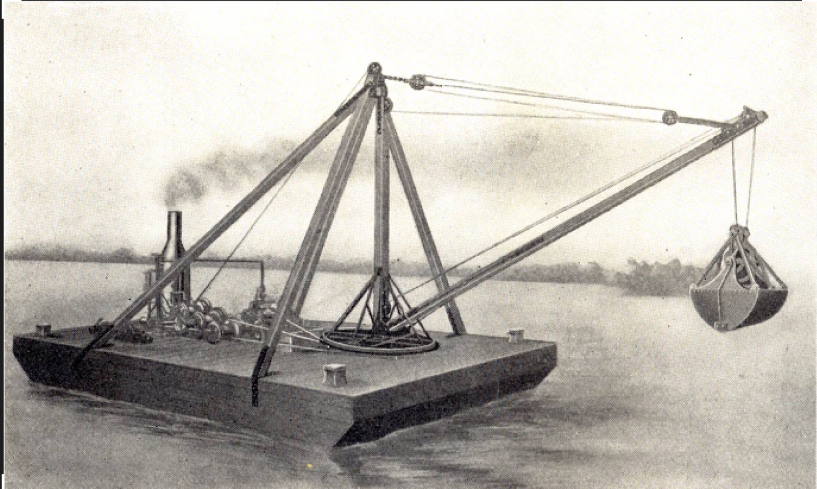 Model Railroad Minutiae Dredge Barge Model Start