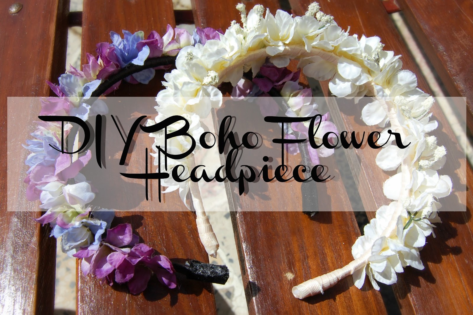 DIY Boho Flower Headpiece - Natalia Bosch