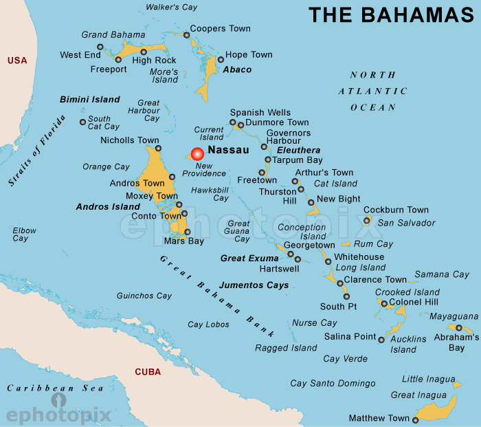 Mapas Das Bahamas Geografia Total™