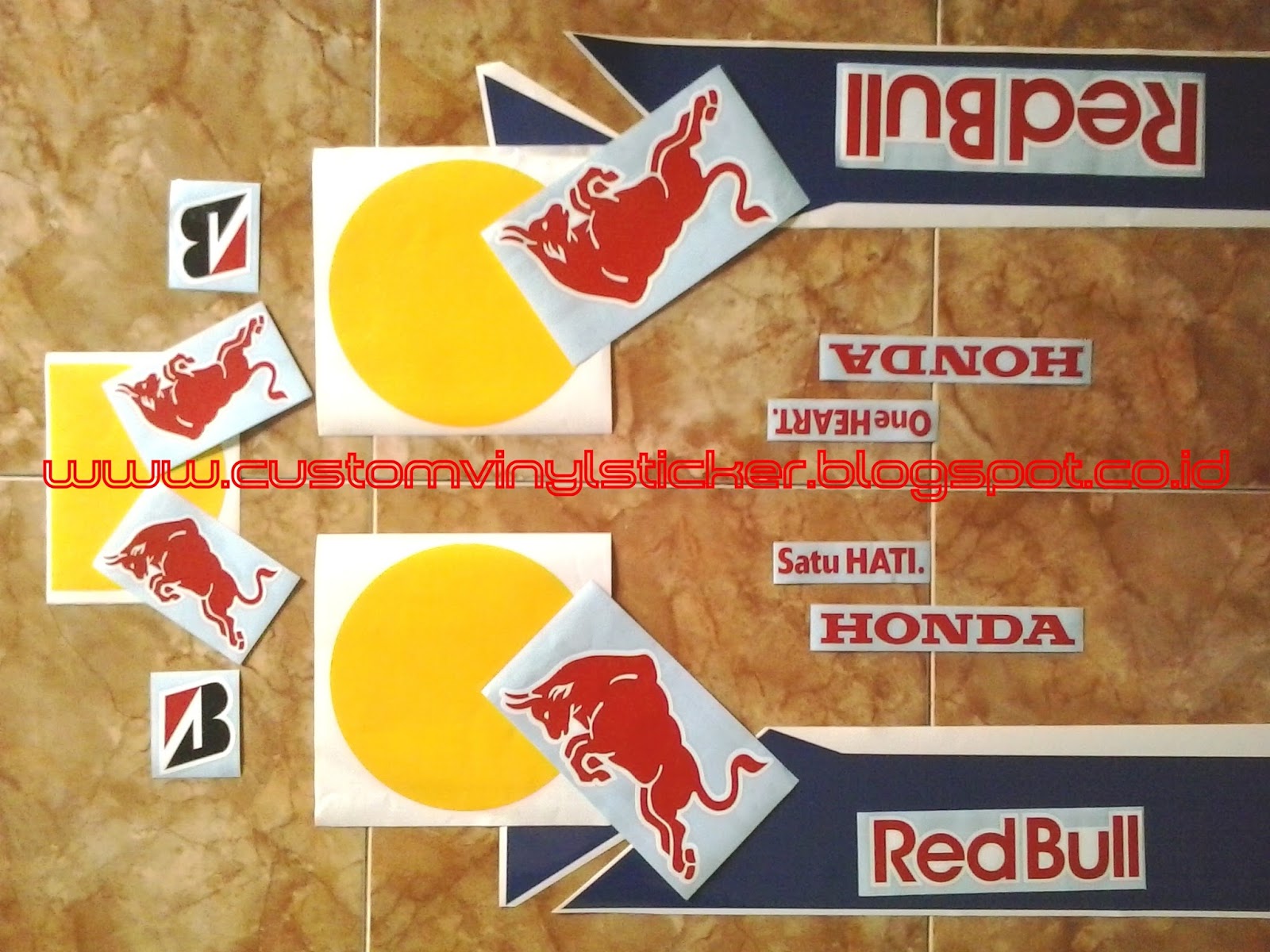 STICKRENZ: Honda CBR150 Red Bull Sticker Series