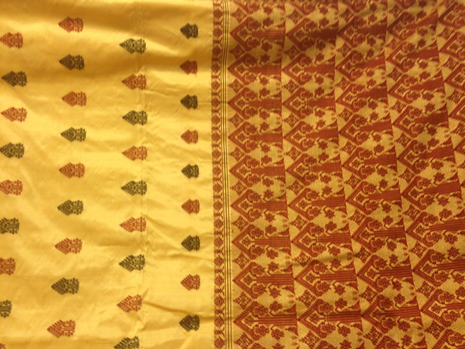 Sohum Sutras: Buy Assam Muga silk Sari